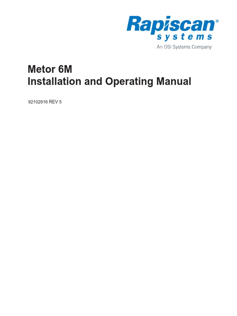 Metor 6M Users Manual Ver 92102916 - 5 | PDF | Metal Detector ...