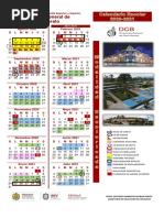 DGB - Calendario Modalidad Escolarizada 2021-2022 | PDF