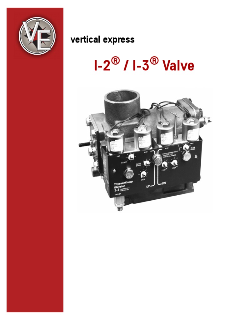 9 - Overspeed Valve - Written Procedure From Manufacturer - TKE I2 - I3 ...