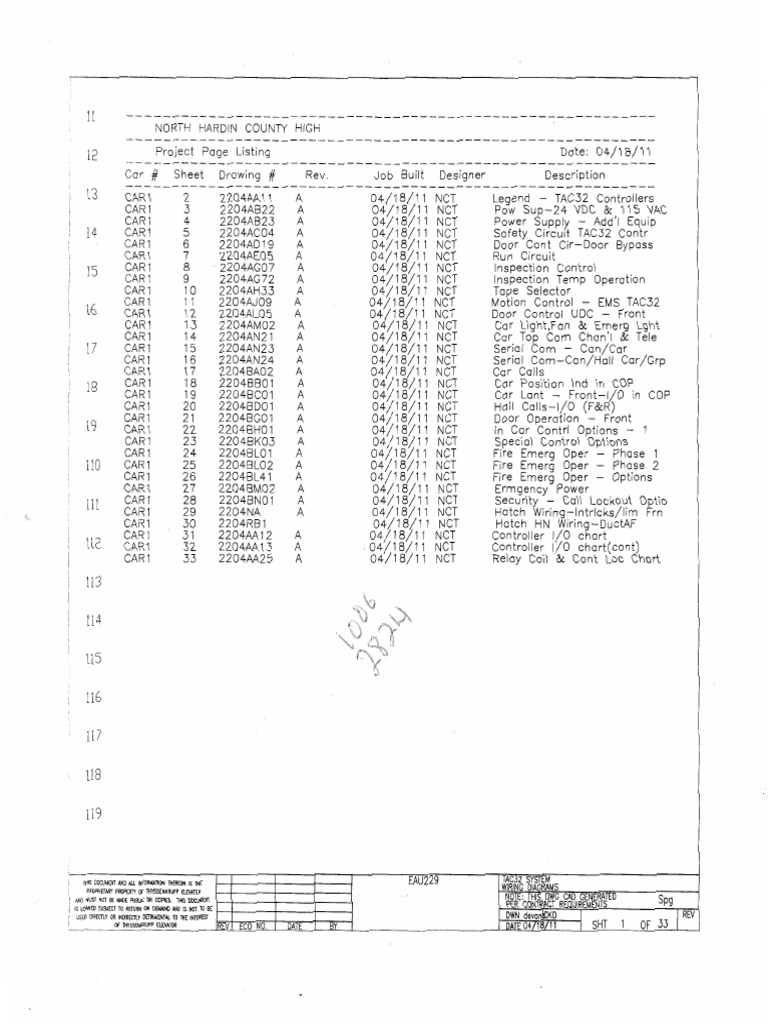 2 (A) - Wiring Diagrams TKE TAC 32 | PDF | Switch | Relay
