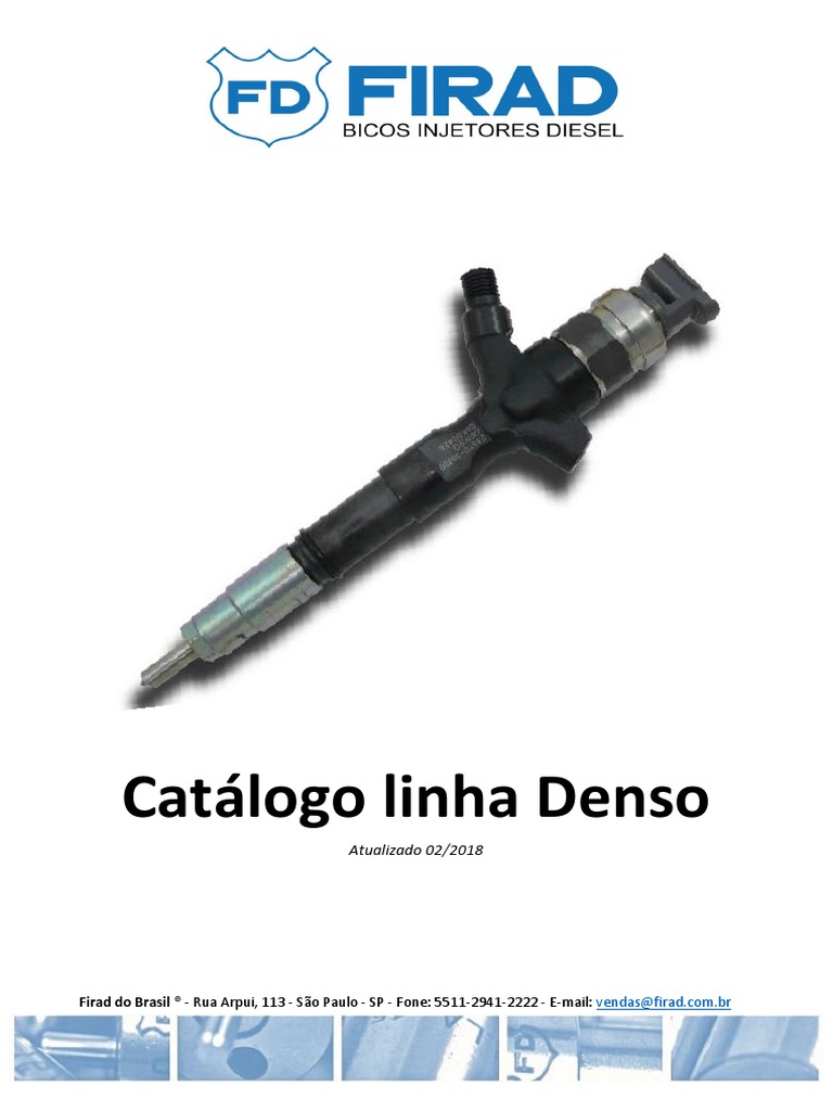 Cátalogo Firad Denso | PDF | Toyota | Fabricantes de automóveis do Japão