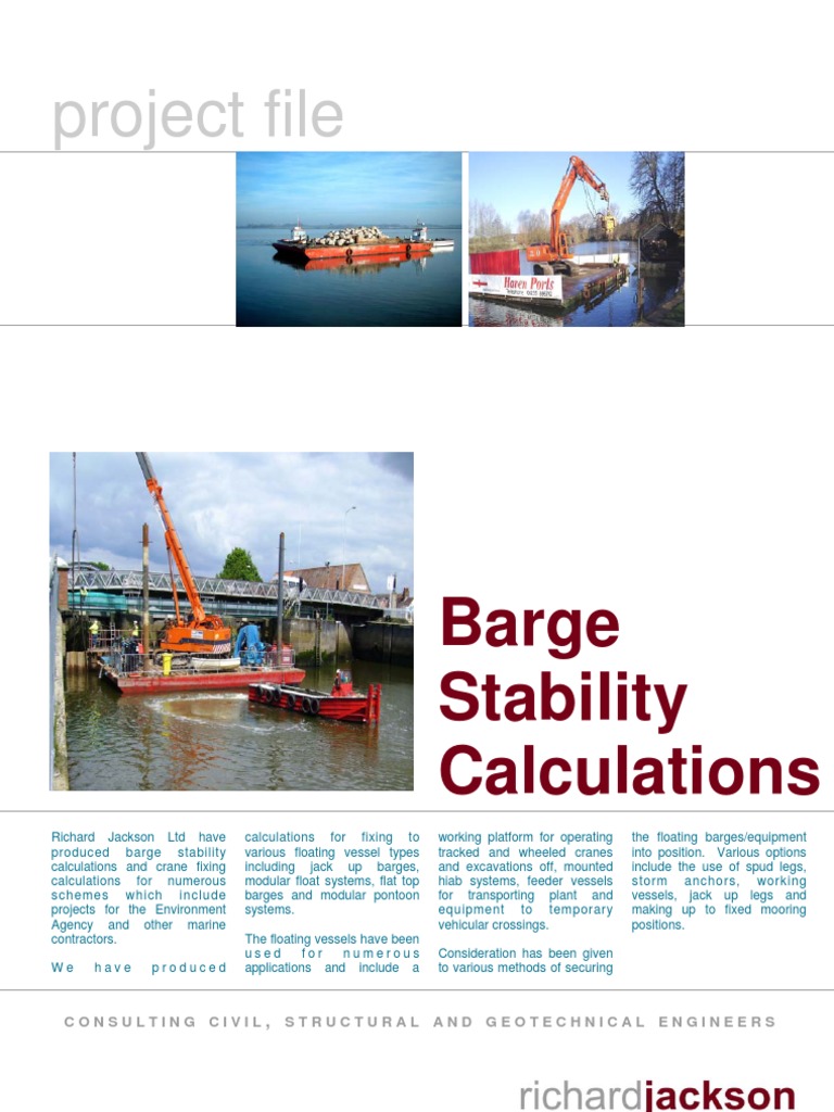 Barge Stability | PDF | Technology & Engineering