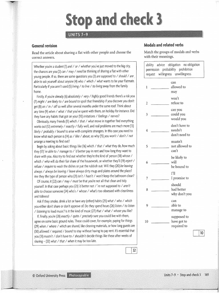 Stop and Check Tests 3, 4 | PDF