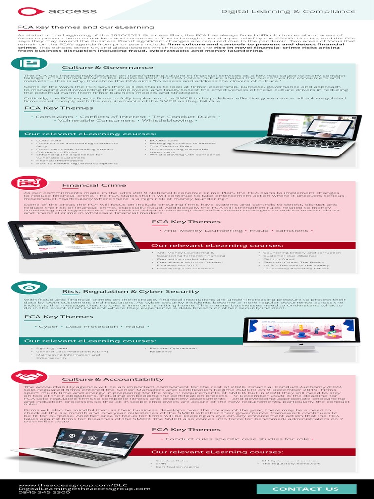 FCA Key Themes and Our ELearning | PDF | Money Laundering | Computer ...