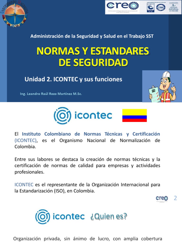 Unidad 2. Icontec y Sus Funciones | PDF | Calidad (comercial) | Economias