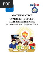 Gr.8 Math Project Term 3 2024 | PDF | Equations | Multiplication