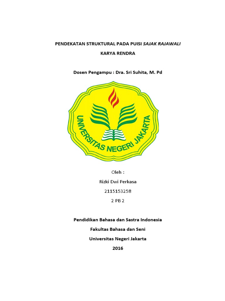 Analisisi Puisis Sajak Rajawali | PDF