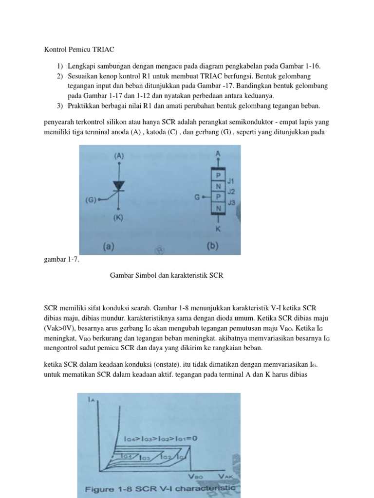 Kontrol Pemicu TRIAC-dikonversi | PDF