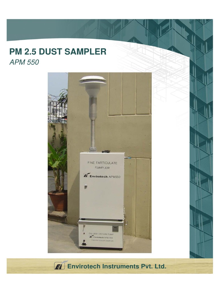 PM 2.5 Dust Sampler: Technical Specifications and Special Features of ...