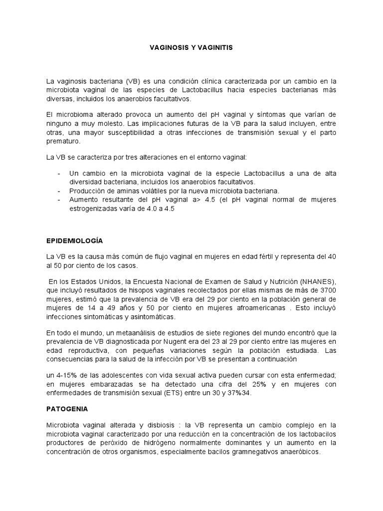 Vaginitis y Vaginosis | PDF | Candidiasis | Reproducción humana