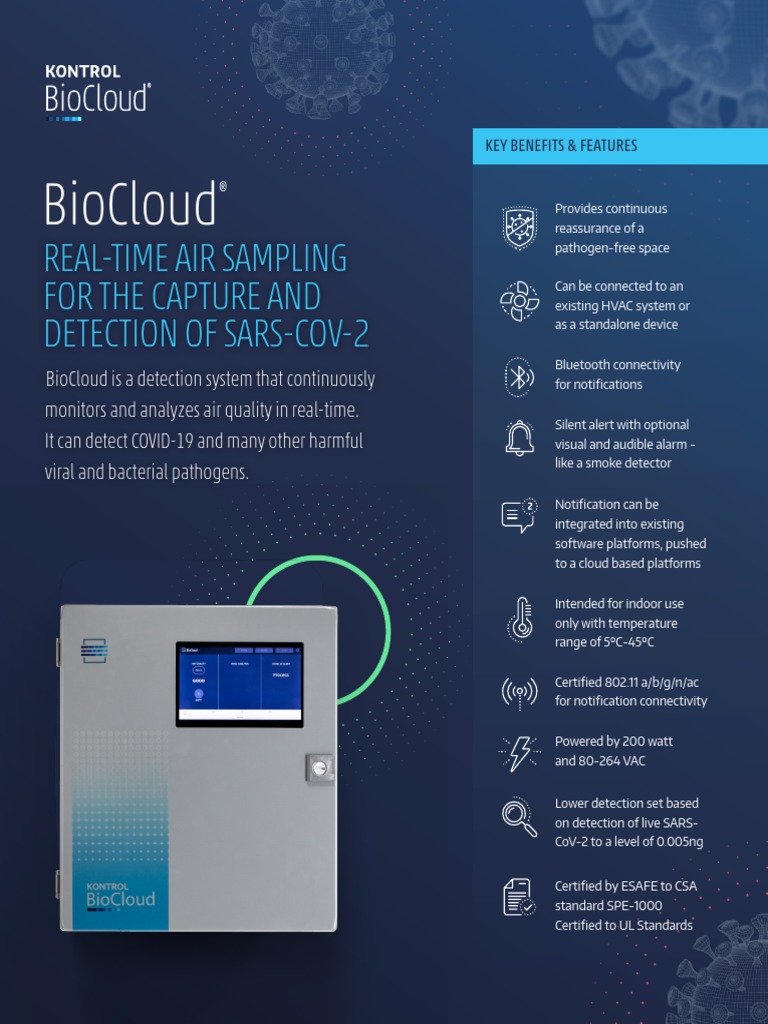 Biocloud: Real-Time Air Sampling For The Capture and Detection of Sars ...