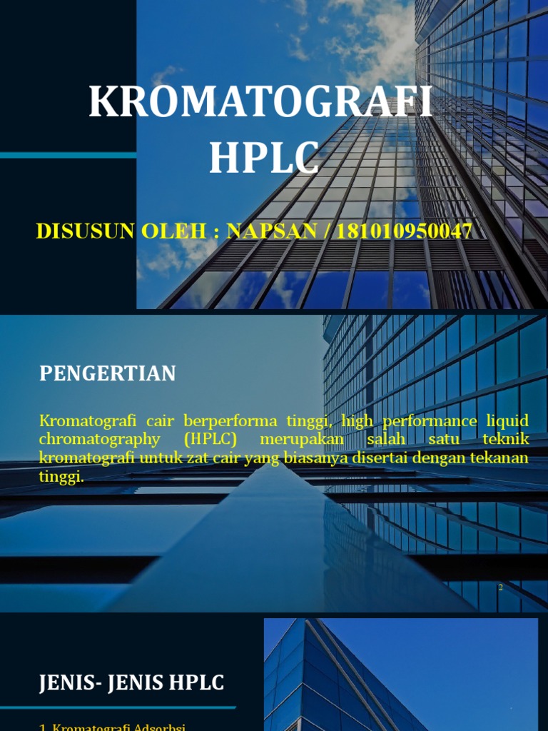 KROMATOGRAFI HPLC | PDF