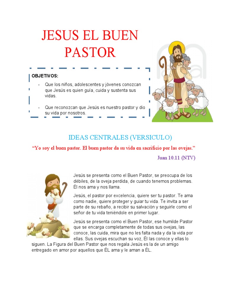 Jesus El Buen Pastor | PDF | Jesús | Amor