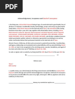 Example Deed of Conveyance | PDF | Notary Public | Signature