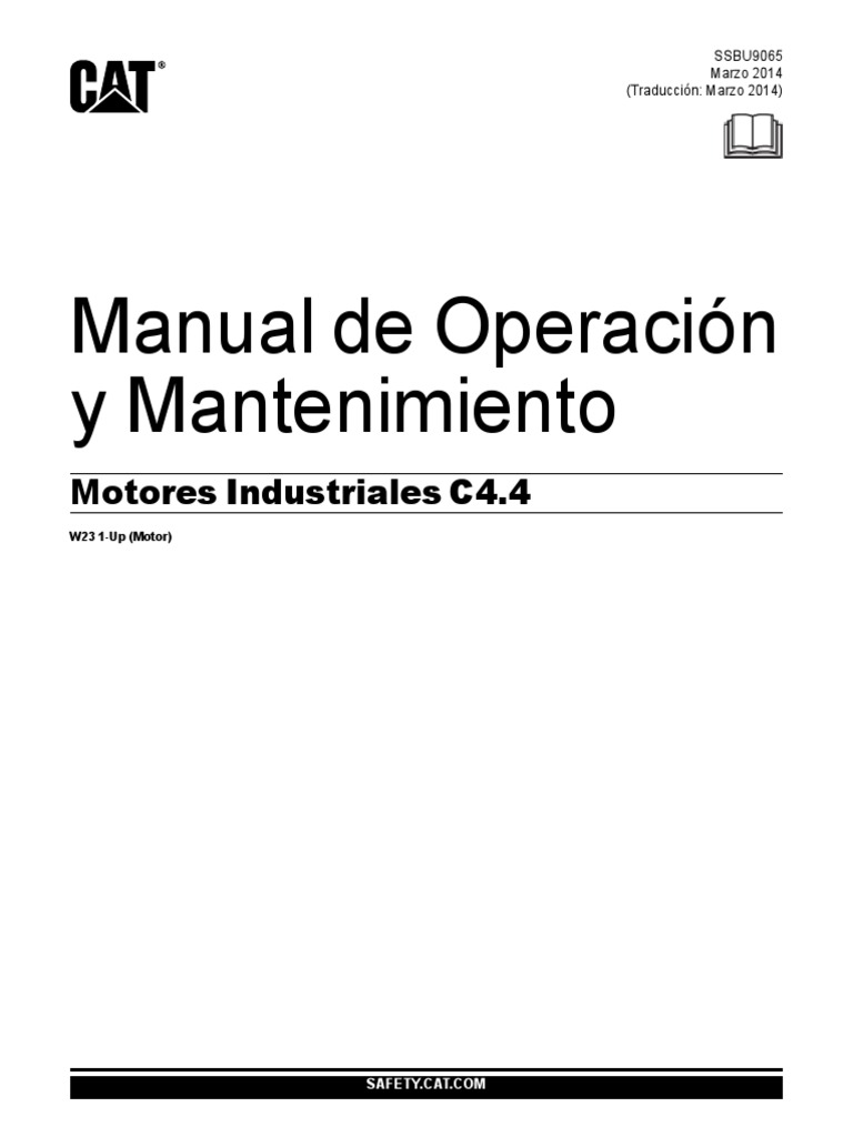 Manual de Operacion y Mantenimiento Cat C4.4 | PDF | Administración de Seguridad y Salud ...
