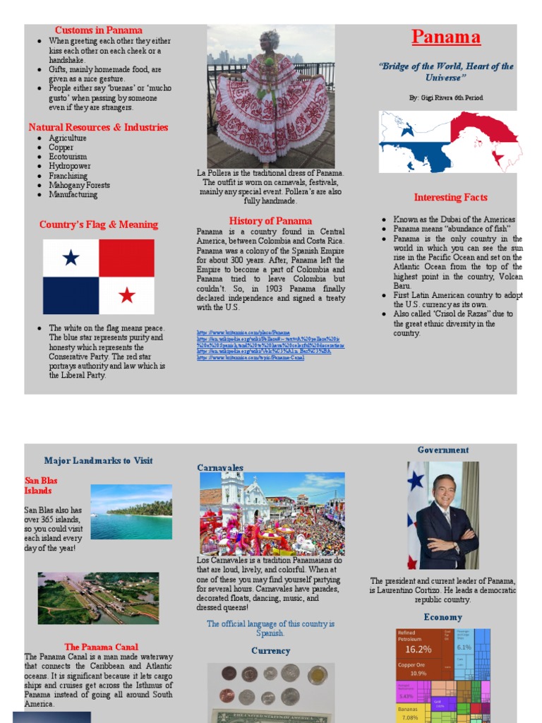Brochure | PDF | Panama | Panama Canal
