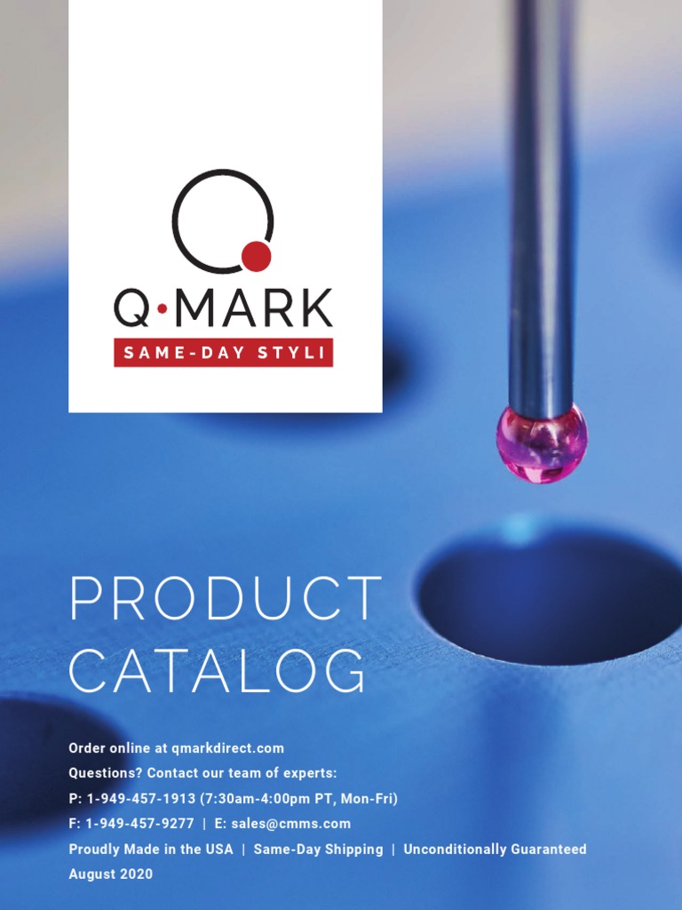 Q-Mark Manufacturing Product Catalog - Version August 2020-SM | PDF ...