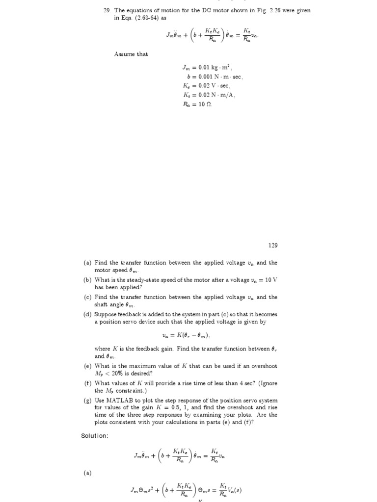 Ejercico Teoria | PDF | Systems Theory | Electrical Engineering