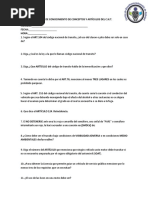 Cuestionario Ley 431 | PDF | Peatonal | Licencia de conducir