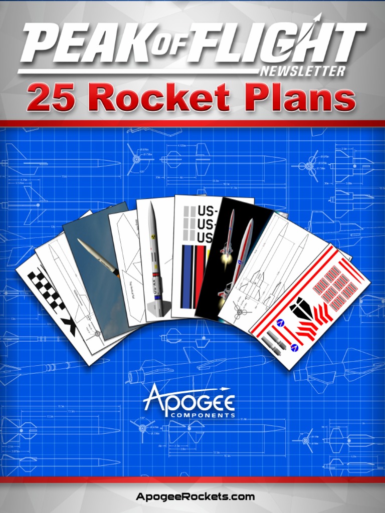 Peak of Flight Newsletter Rocket Plans | PDF | Aircraft | Spaceflight