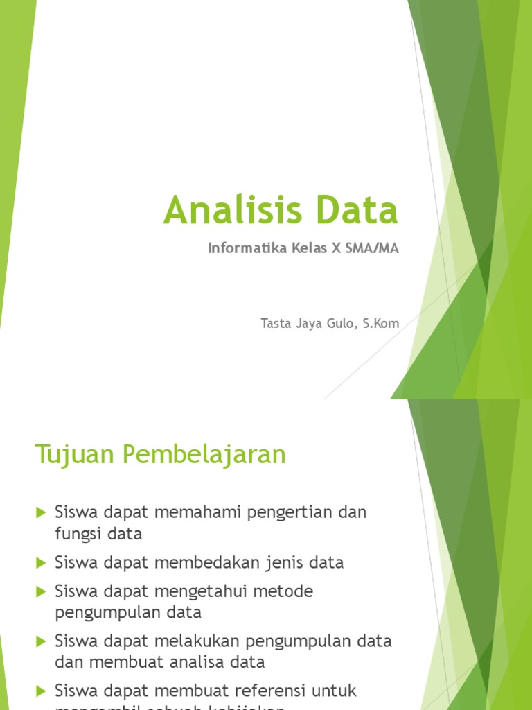 1 Analisis Data | PDF