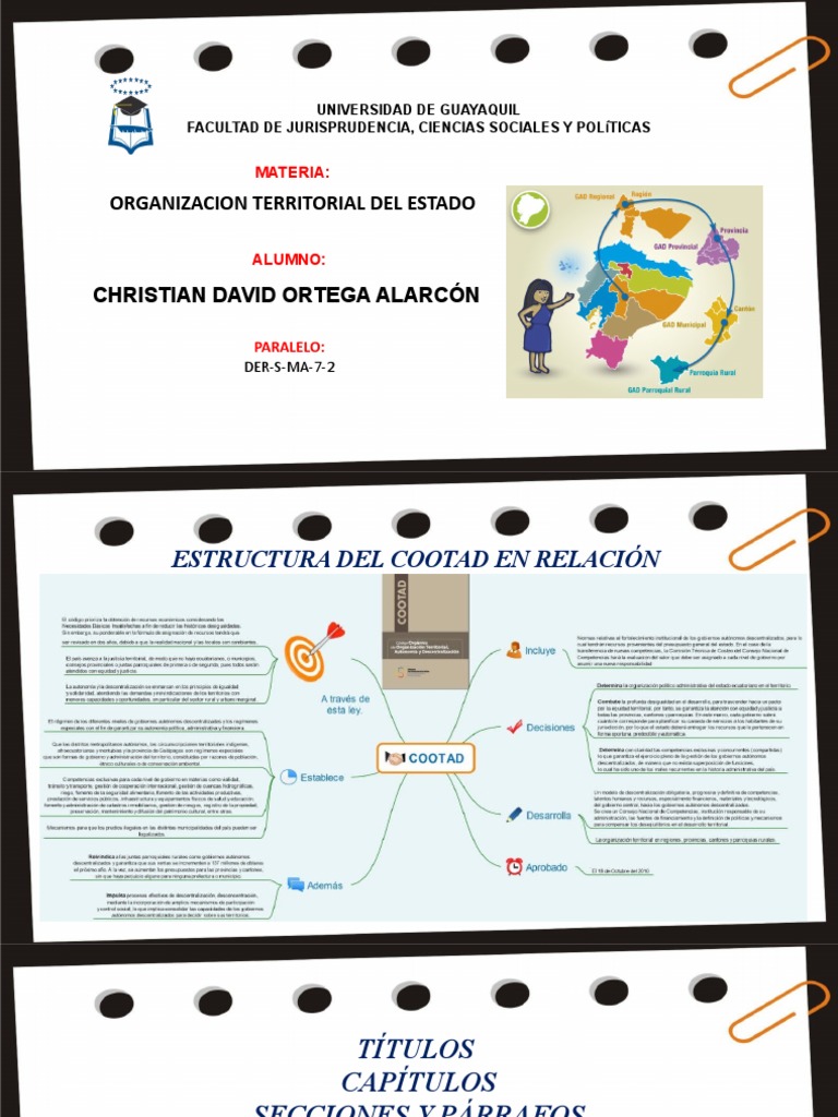 Estructura del COOTAD en Ecuador | PDF | Alcalde | Ciencias Políticas