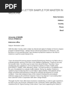 Cover Letter For Masters Application Example | PDF | Postgraduate ...