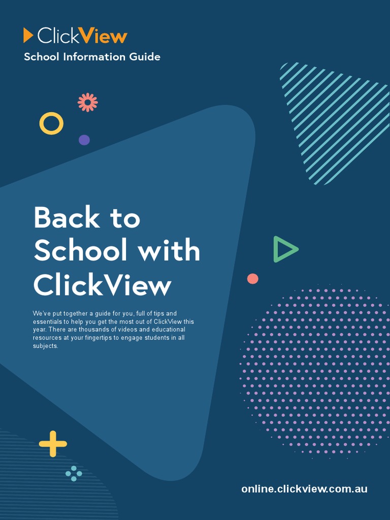 Back To School With Clickview | PDF | Lesson Plan | Teachers