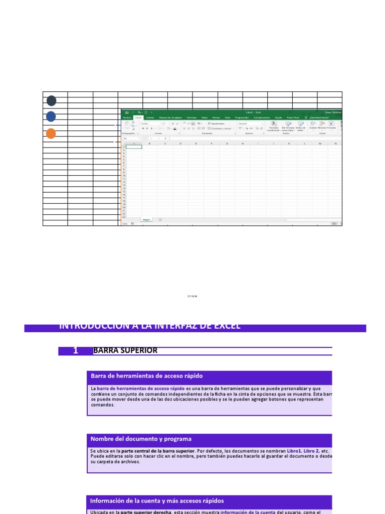 Introducción a la Interfaz de Excel | PDF | Microsoft Excel | Ciencias ...