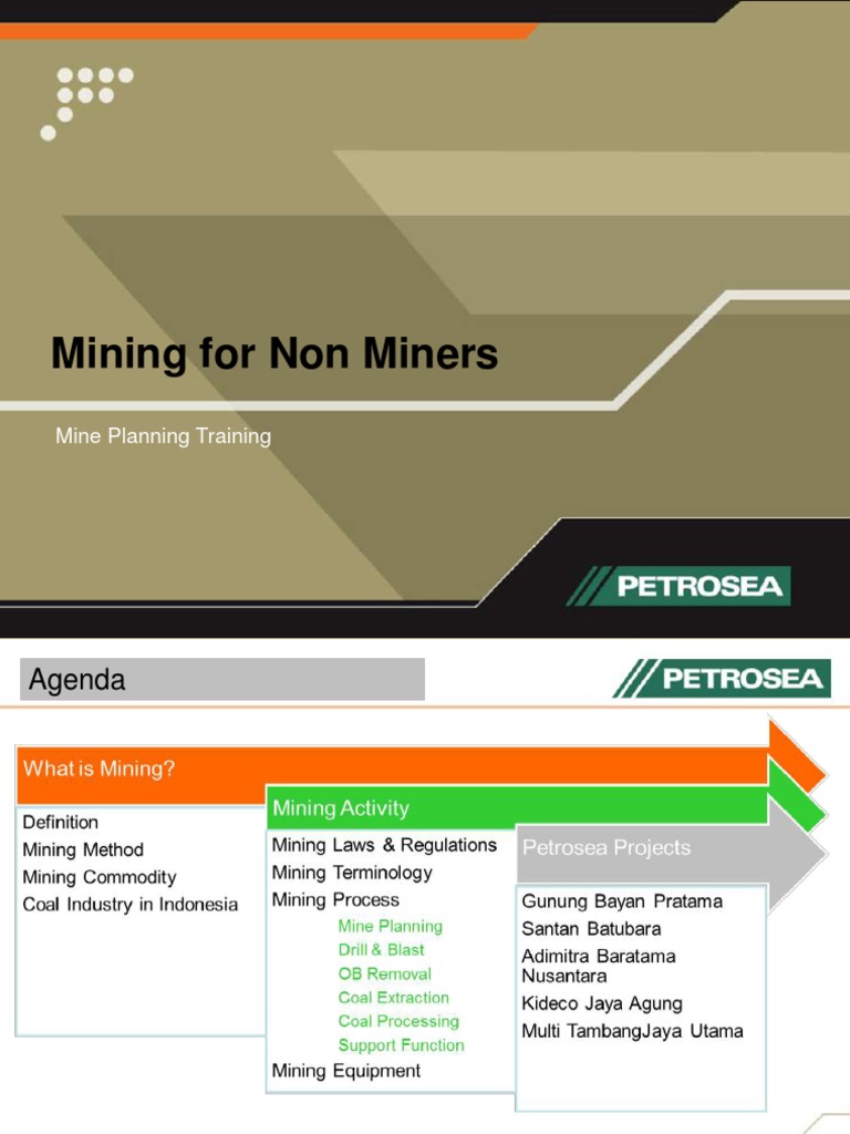 Mining for Non-Miners: Mine Planning Training | PDF | Bituminous Coal ...