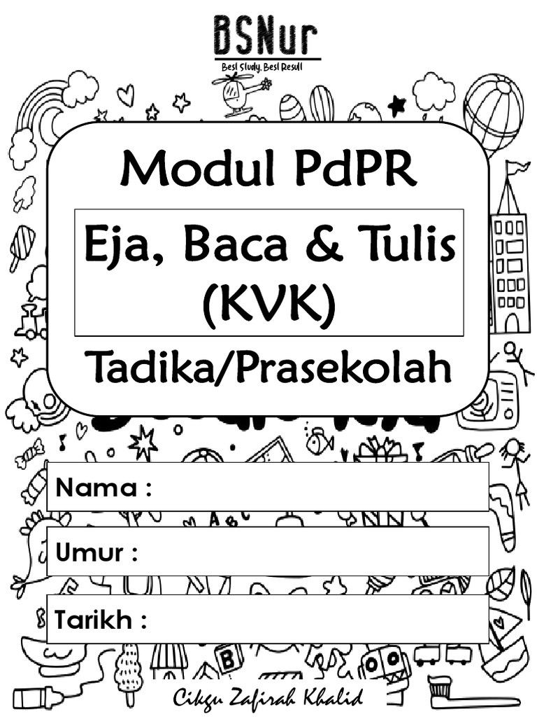 Modul PDPR Eja, Baca, Tulis KVK | PDF