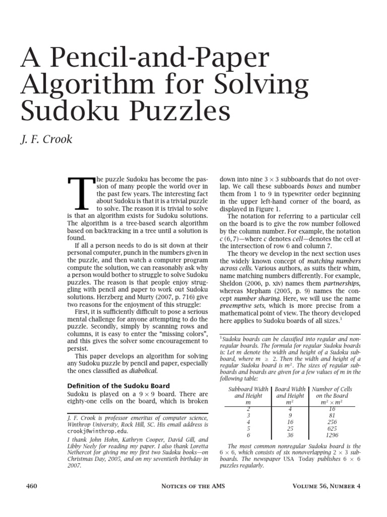 Sudoku | PDF | Graph Theory | Discrete Mathematics