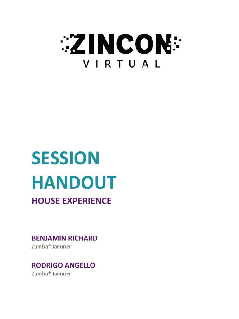 Session Handout: House Experience | PDF | Dance Music | Dances