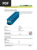 Comparison Sheet of Terminals (Wago - Phoenix) | PDF | Science ...