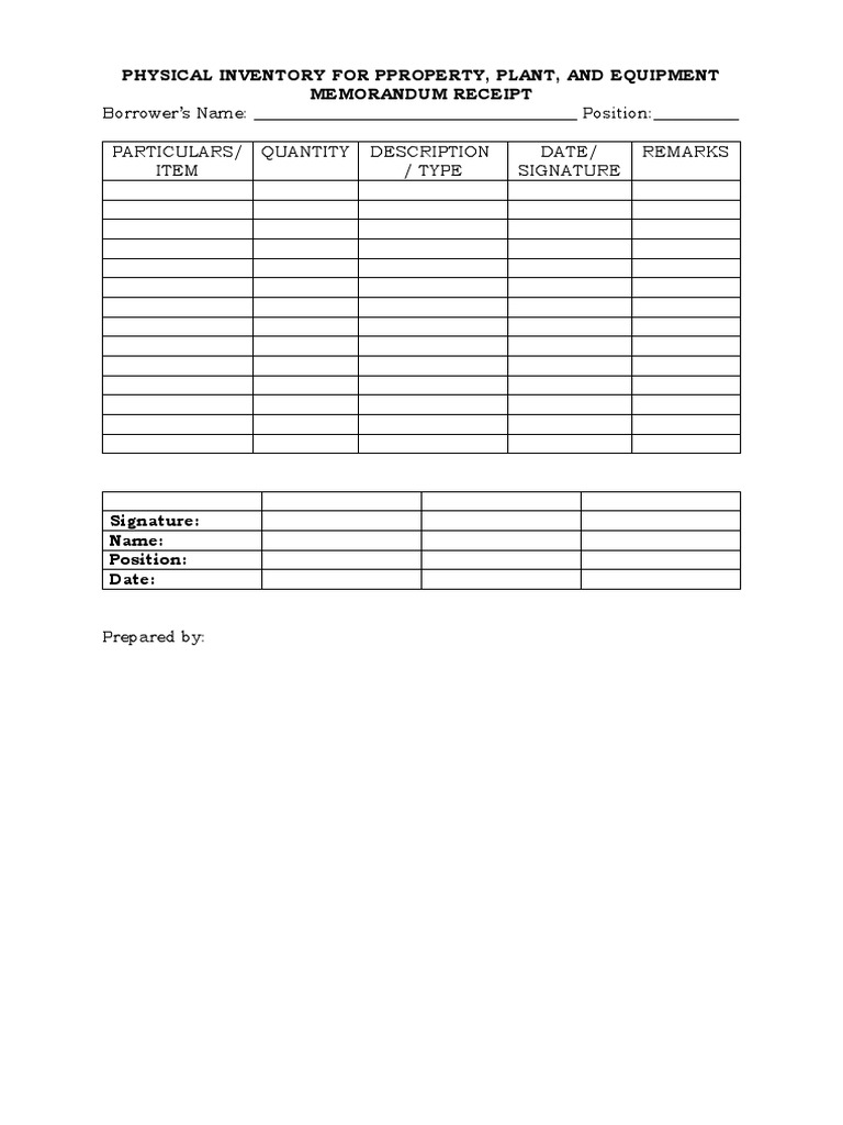 Sample MR Template | PDF