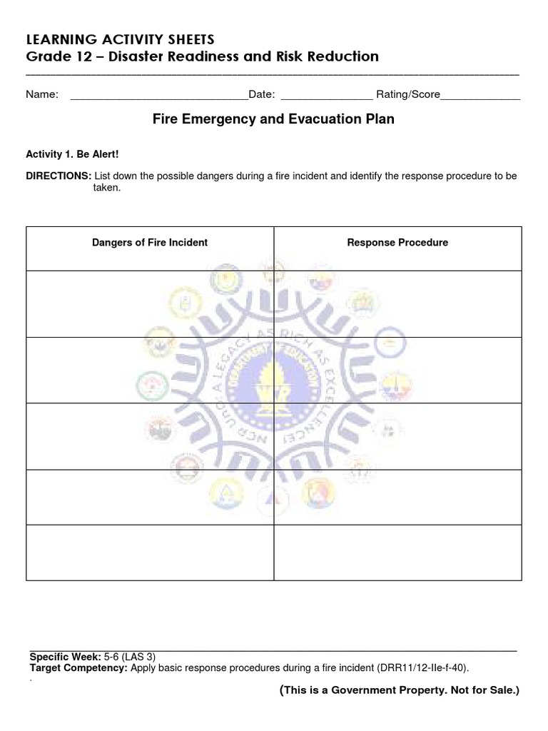 Preparing for Emergencies: A Study of Fire Safety, Evacuation Plans ...