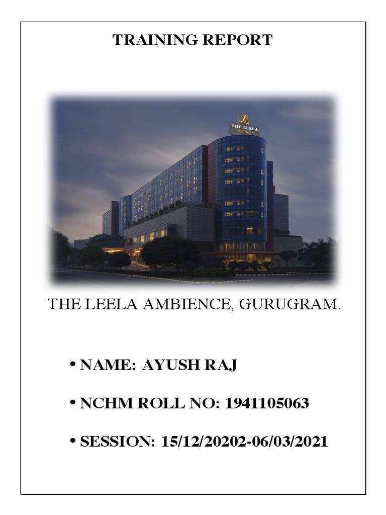 IET Report | PDF | Hotel And Accommodation | Foods