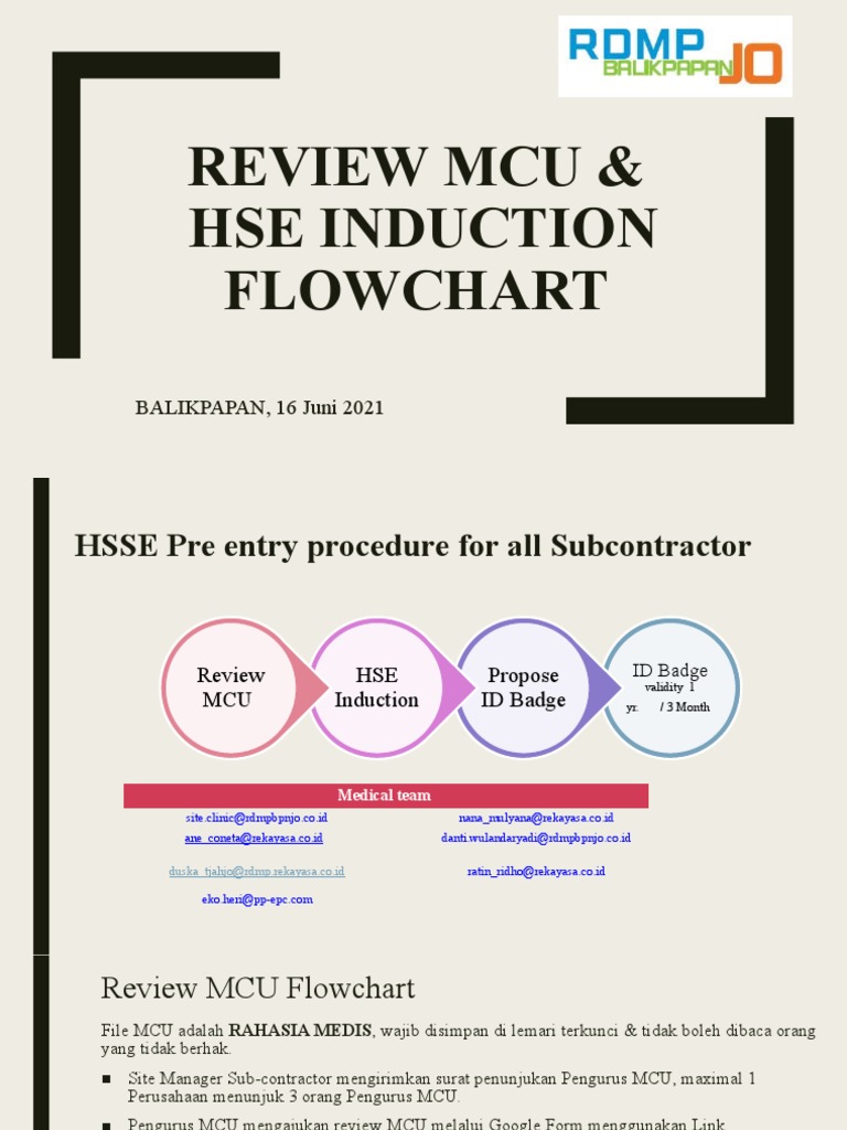 Review MCU Induction Flowchart 20210616 | PDF