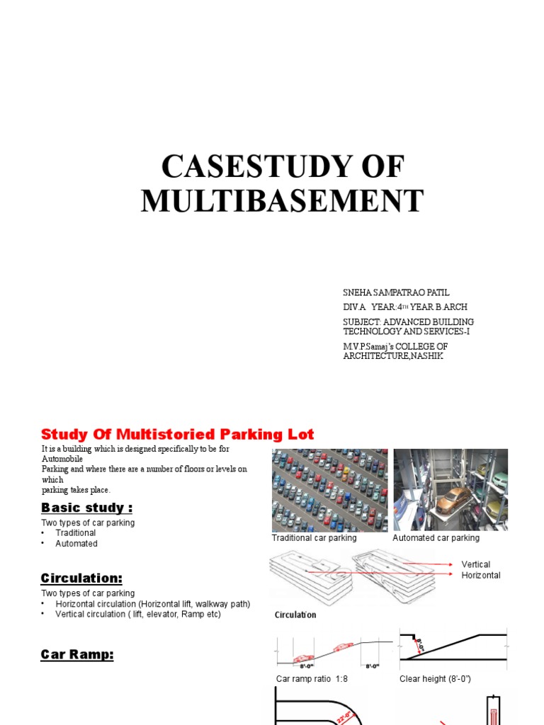 Multi Level Car Parking Final Case Study 2018 | PDF | Elevator | Transport