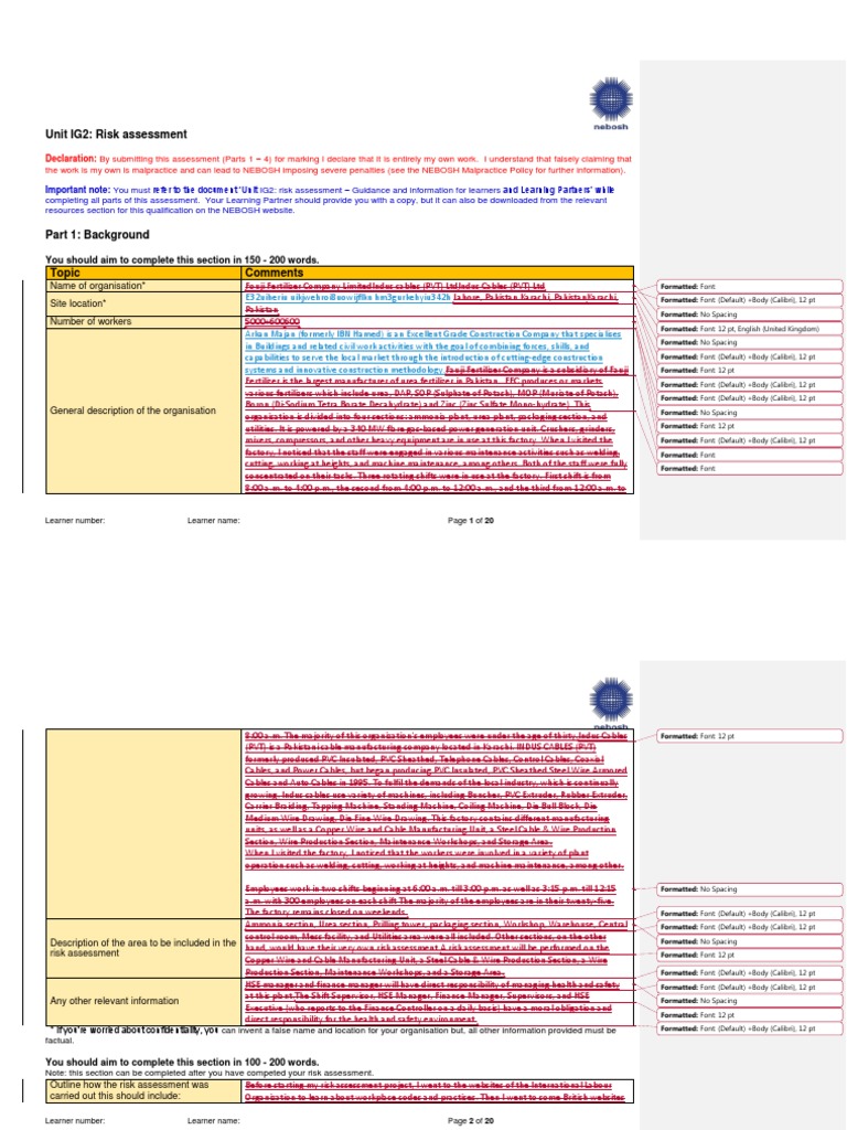 Ig2 Forms Electronic Submission v3 | PDF | Occupational Safety And ...