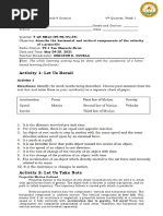 Grade 9 SUMMATIVE ASSESSMENT | PDF | Acceleration | Velocity
