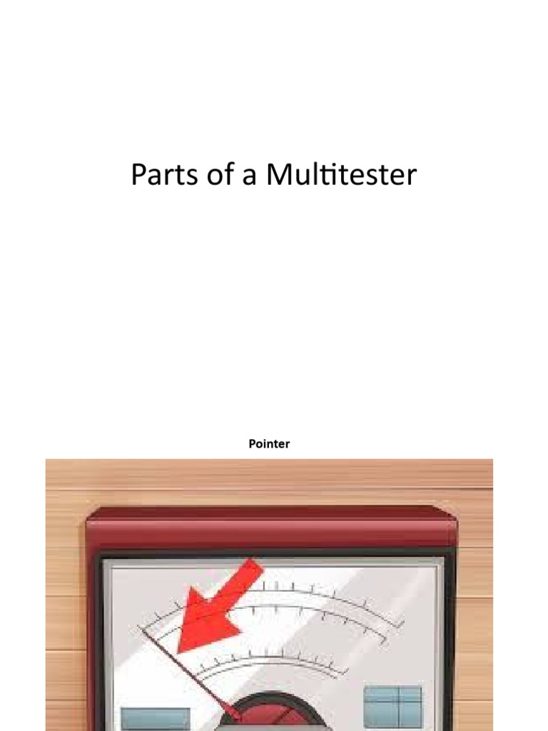 Parts of A Multitester | PDF | Technology & Engineering