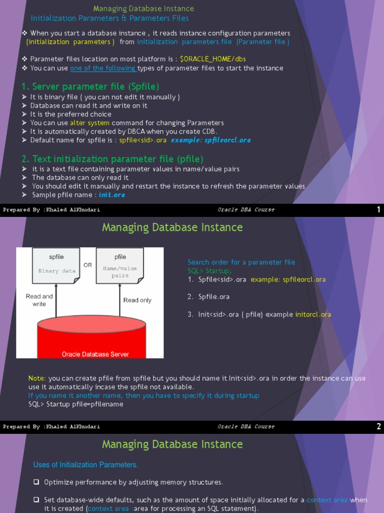 5.1 Parameter File | Download Free PDF | Parameter (Computer Programming) | Databases