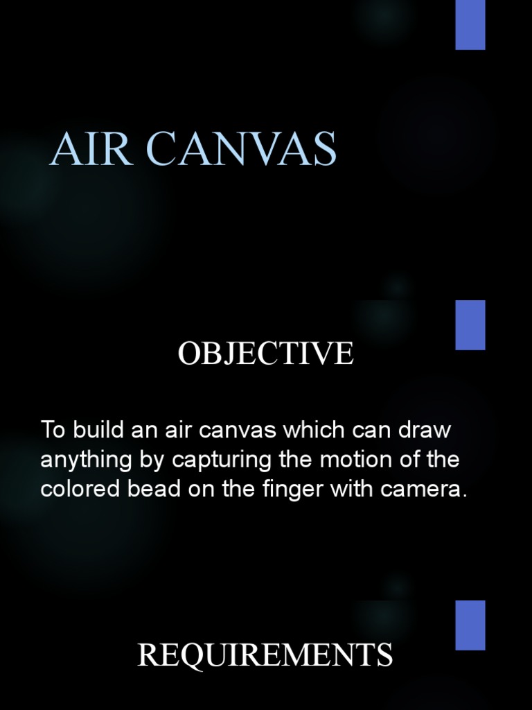 Create an Air Canvas with Python | PDF | Teaching Methods & Materials | Art
