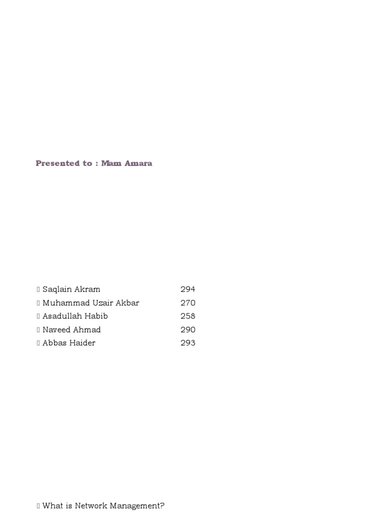 Simple Network Management Protocol | Download Free PDF | Computer ...