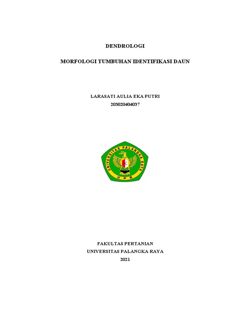 DENDROLOGI - Larasati Aulia Eka Putri - 203020404037 | PDF | Sains ...