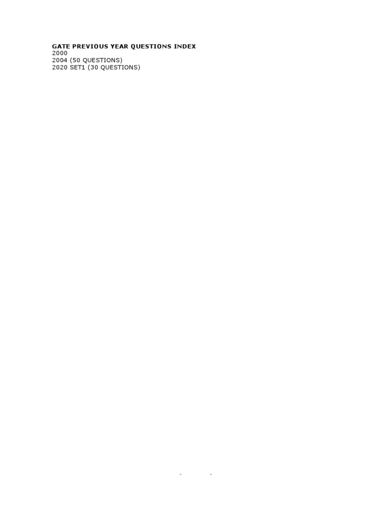 Cs Gate Solved Pyq Pdf Pointer Computer Programming Thread Computing