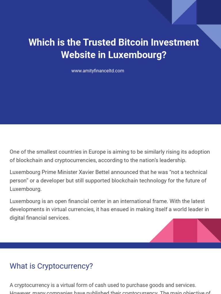 Which Is The Trusted Bitcoin Investment Website in Luxembourg | PDF ...