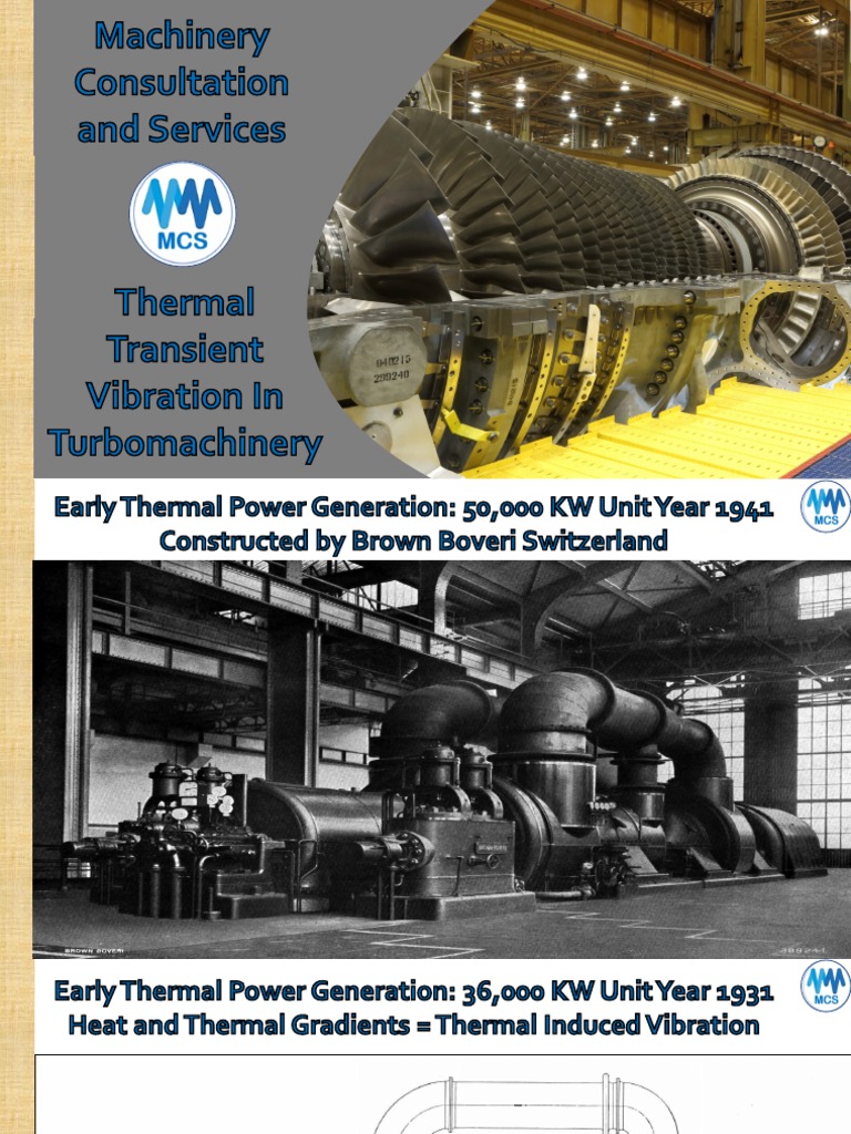 Transient Thermal Vibration | PDF | Turbine | Turbomachinery