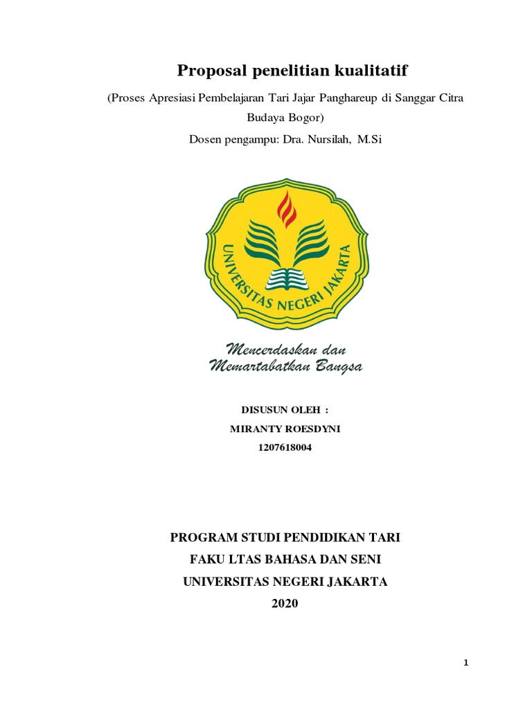 Proposal Penelitian | PDF